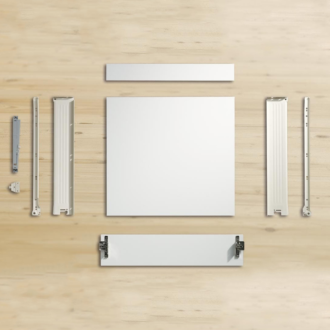 Μεταλλικό πλαϊνό metabox 500x86 mm